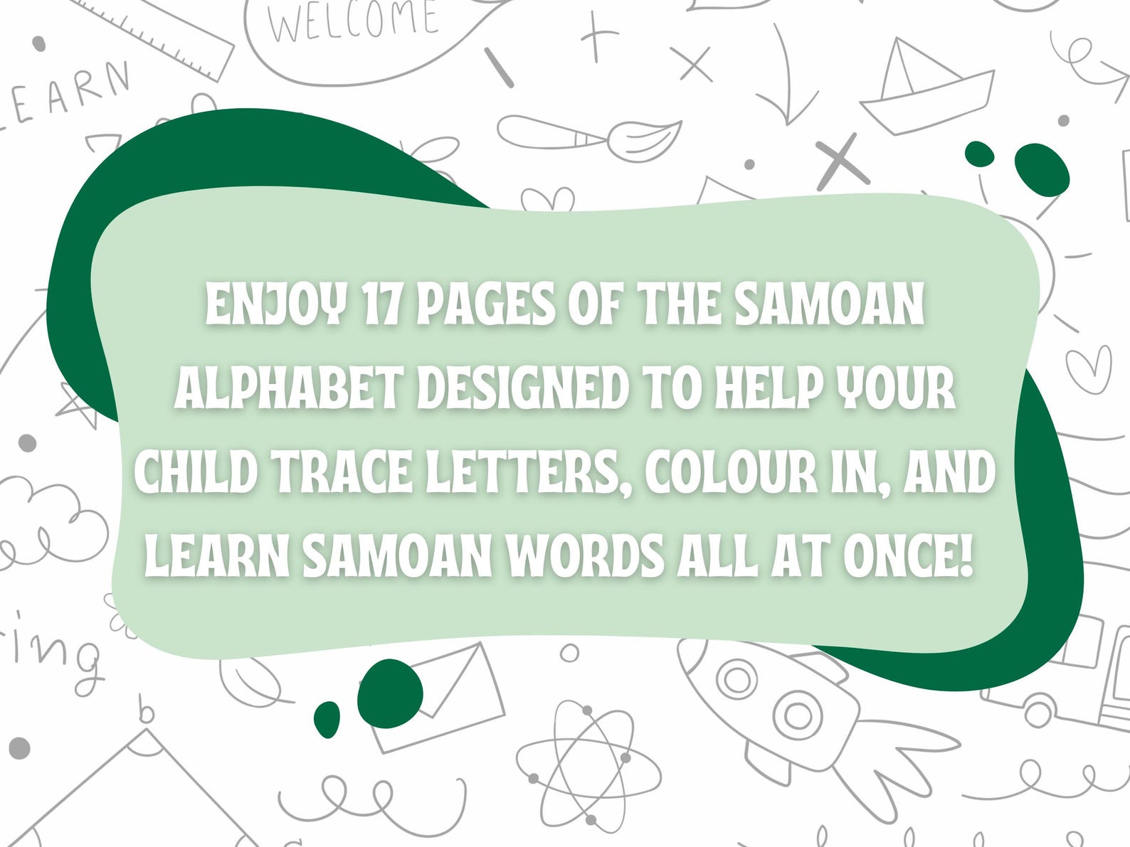 Samoan Alphabet Colouring Pages O Le Pi Faitau Samoan Educational ...