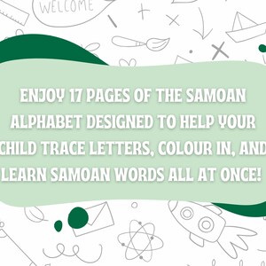 Samoan Alphabet Colouring Pages O Le Pi Faitau Samoan Educational ...