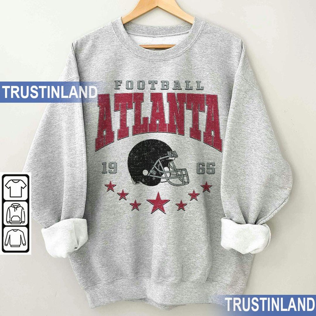 Atlanta Football Shirt, Retro Football American, Football Gift Fan 90s ...