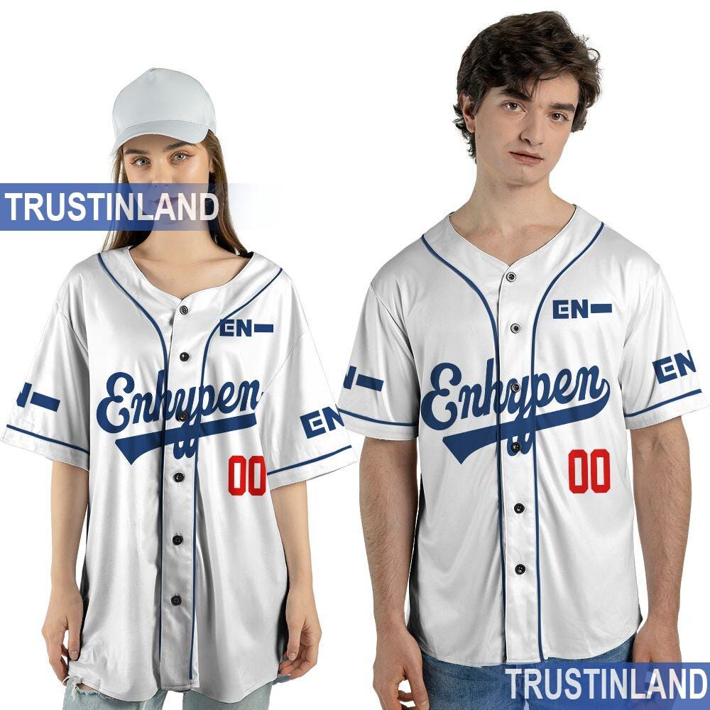 Enhypen Custom Baseball Jersey, Custom Name Number Member Kpop Baseball ...