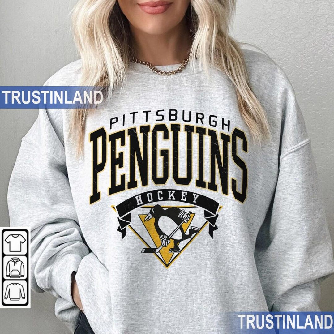 Pittsburgh Penguins Shirt, Merch Vintage 90s Sweatshirt Hockey Retro ...