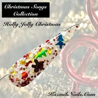 Merry Pinkmas: Christmas Glitter Nail Dip Powder - Etsy