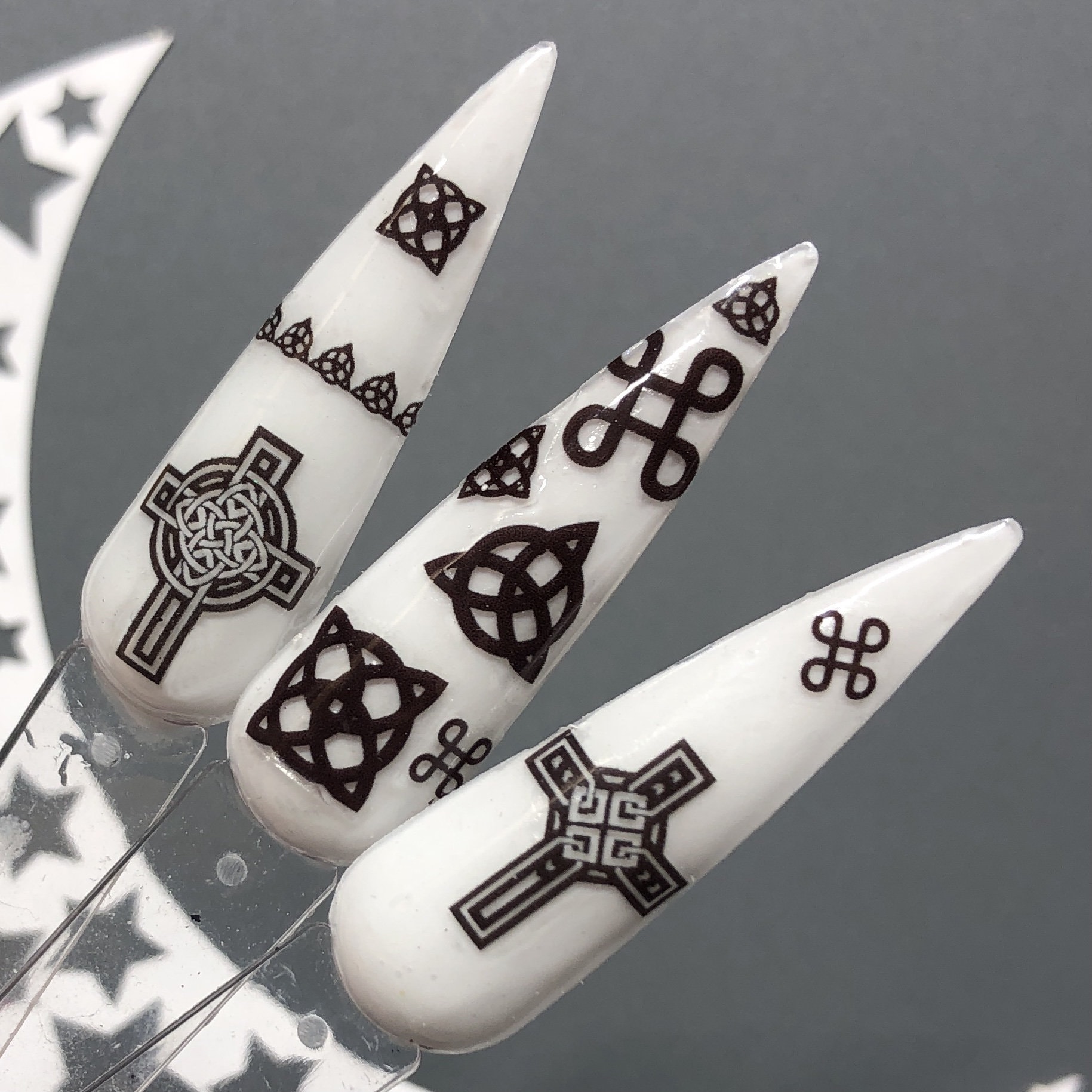 Celtic Knots and Crosses Nail Art Waterslide Decal Sheet by Kozmik ...