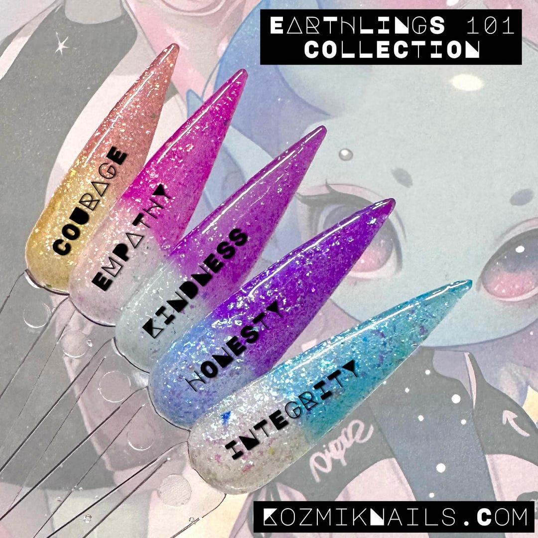 Acrylic Dip Powder Dipping Jelly Sheer Thermal Color Change Manicure ...