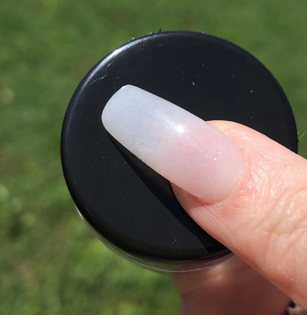 Frosted Glass - Acrylic Nail Dip Powder by Kozmik Nails - Etsy