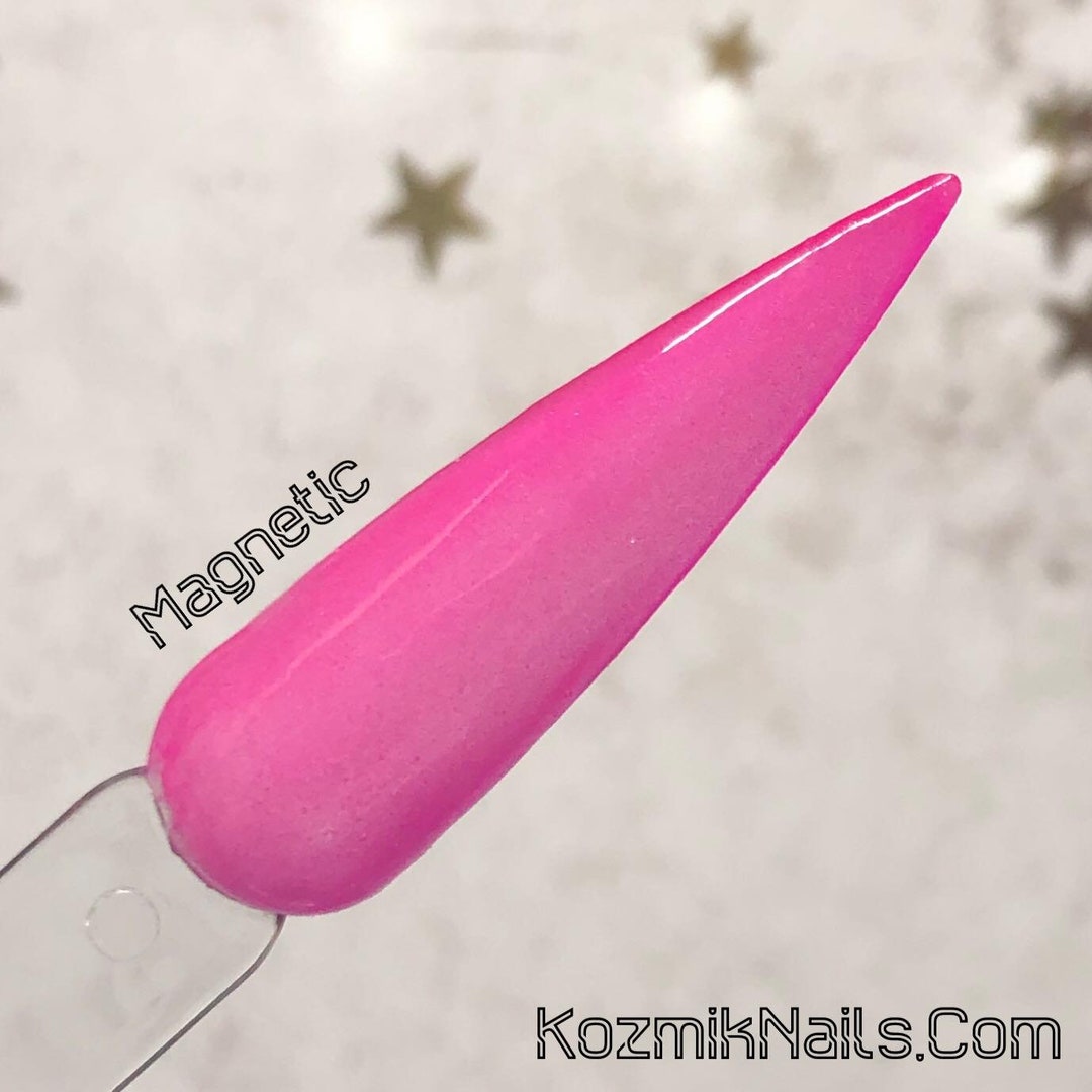 Magnetic Neon Pink Purple Fuchsia Magenta Black Light Reactive Acrylic ...