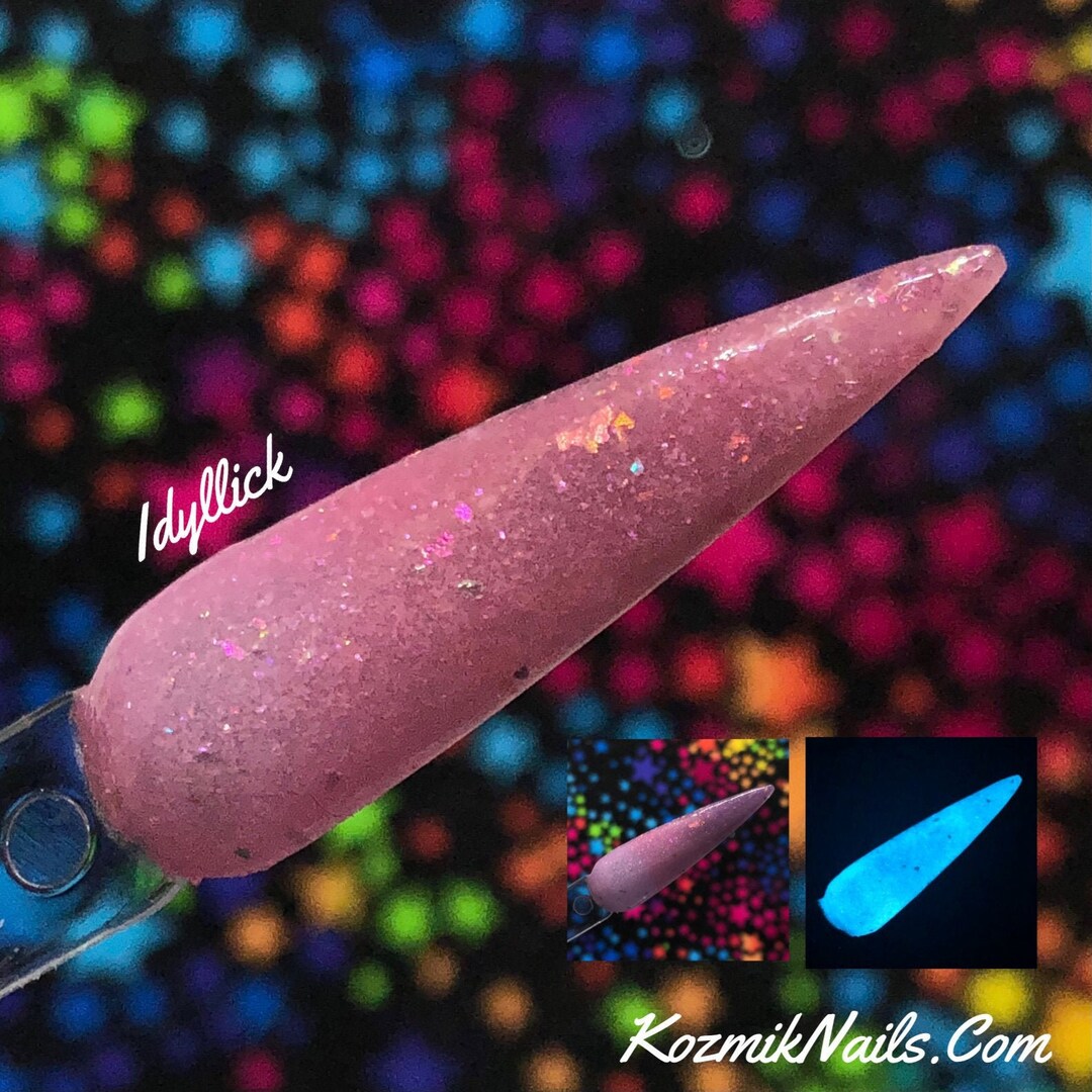 Idyllik 6 Way Changer UV Triple Thermal Glow in the Dark Flakies Dip or ...