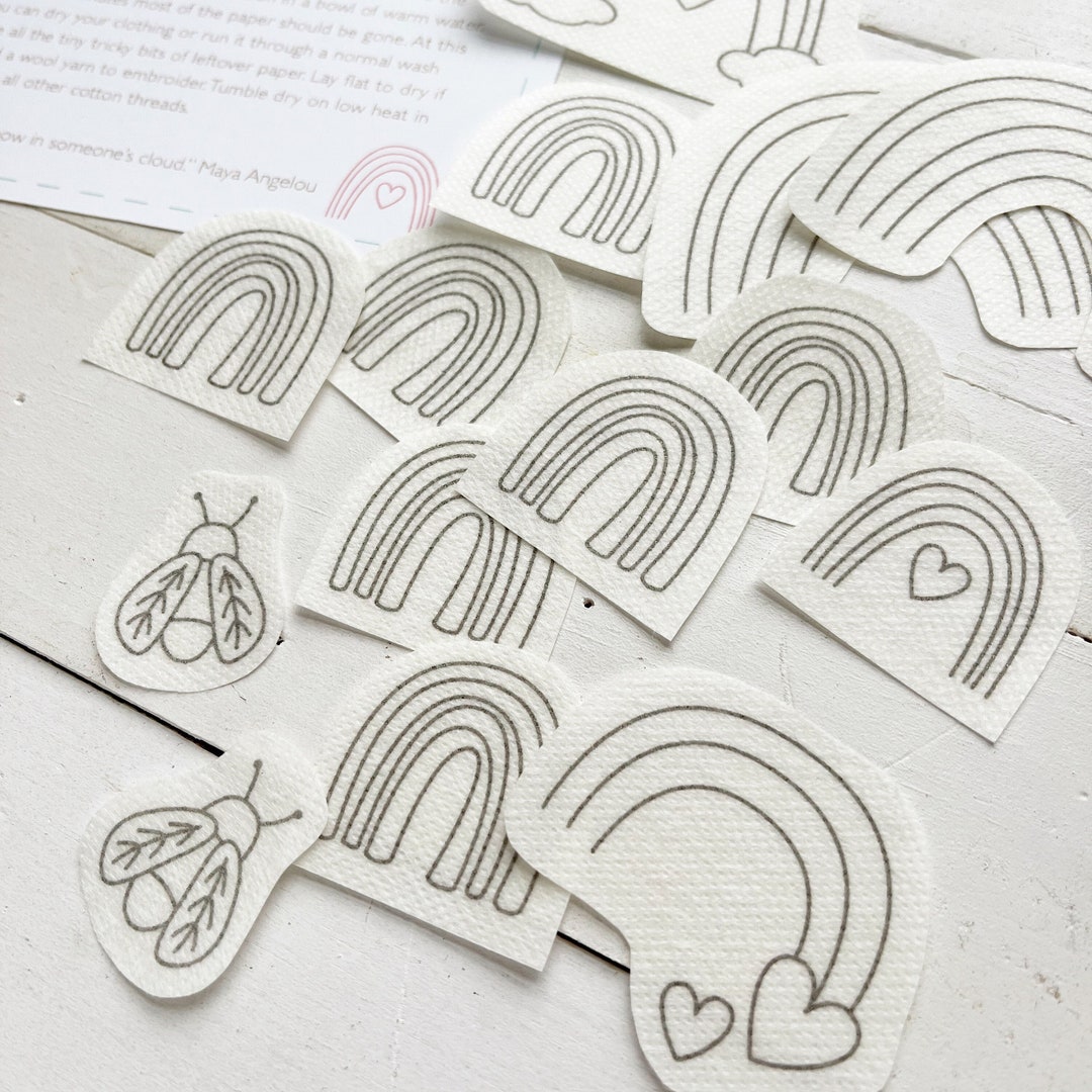 PRINTABLE Embroidery Designs: RAINBOWS - Embroidery Patterns for ...