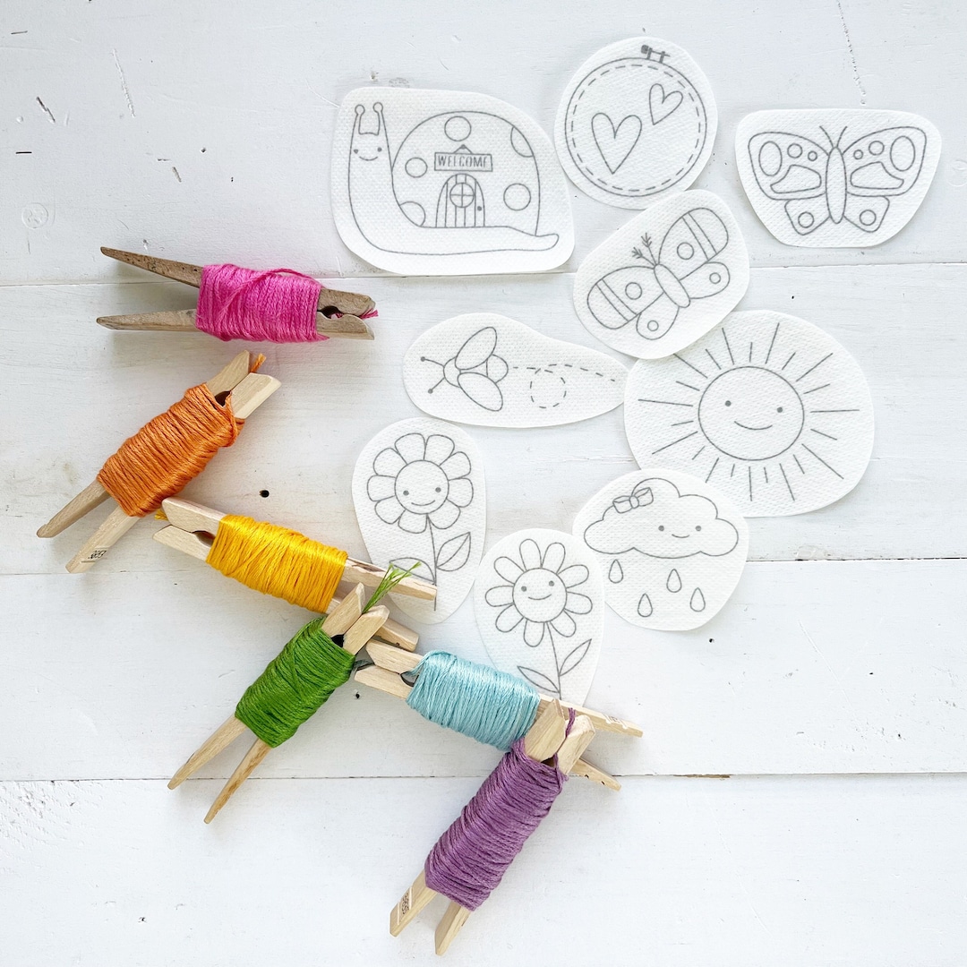 PRINTABLE Embroidery Designs: KIDS PACK - Embroidery Patterns for ...