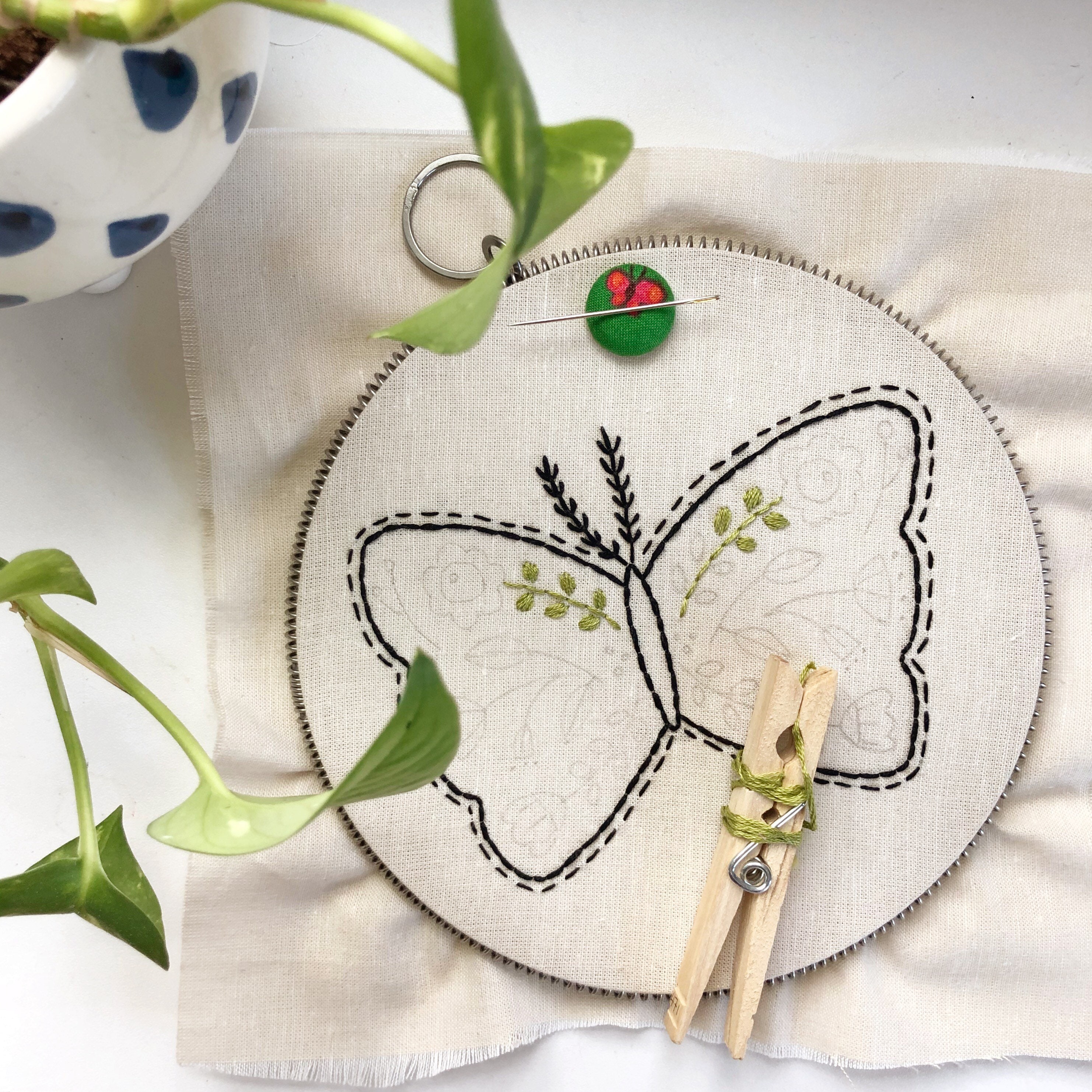 Wings of Fancy Digital Pattern Hand-embroidery Stitching - Etsy Australia