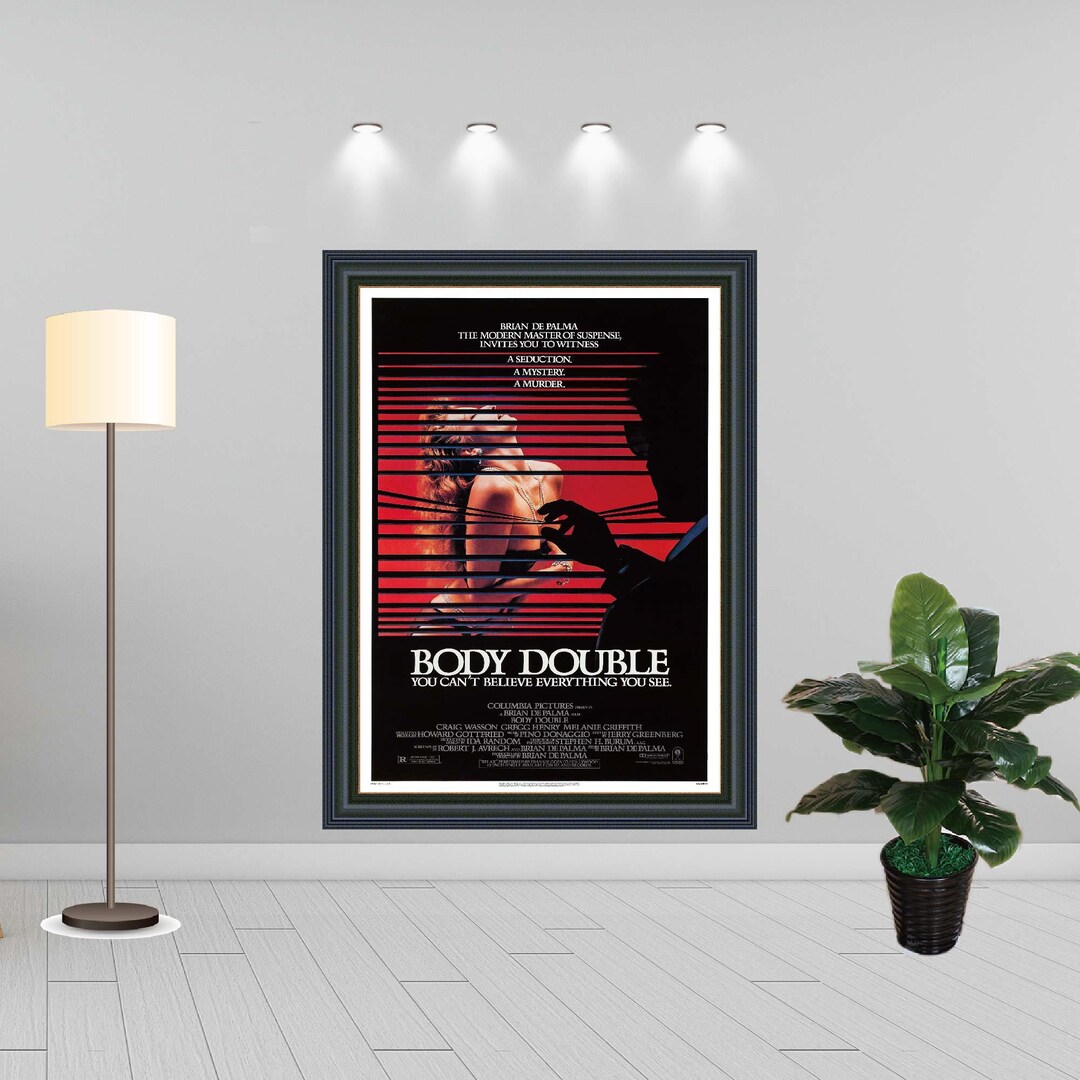 Body Double Movie Poster - Canvas Poster Print - Home Decor - Art ...