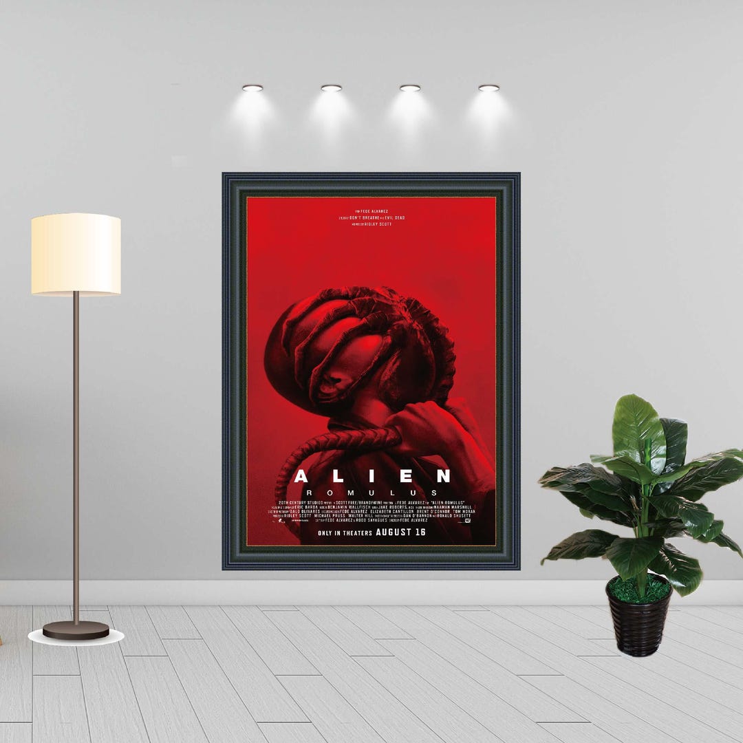 Alien Romulus Movie Poster - Canvas Poster Print - Home Decor - Art ...