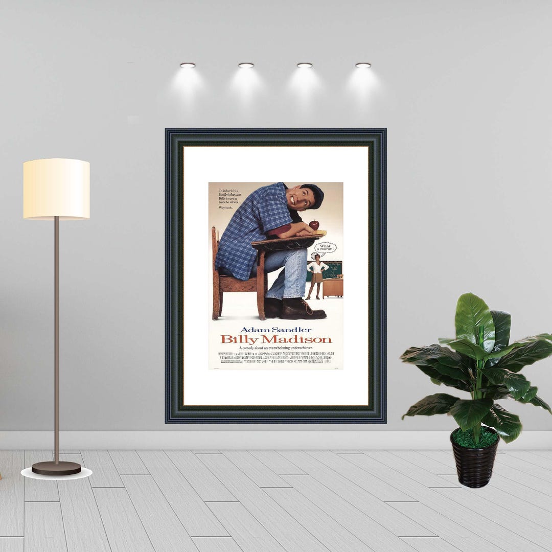 Billy Madison Movie Poster - Canvas Poster Print - Home Decor - Art ...