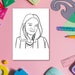 Personalized Coloring Page, Custom Coloring Page From Photo ...