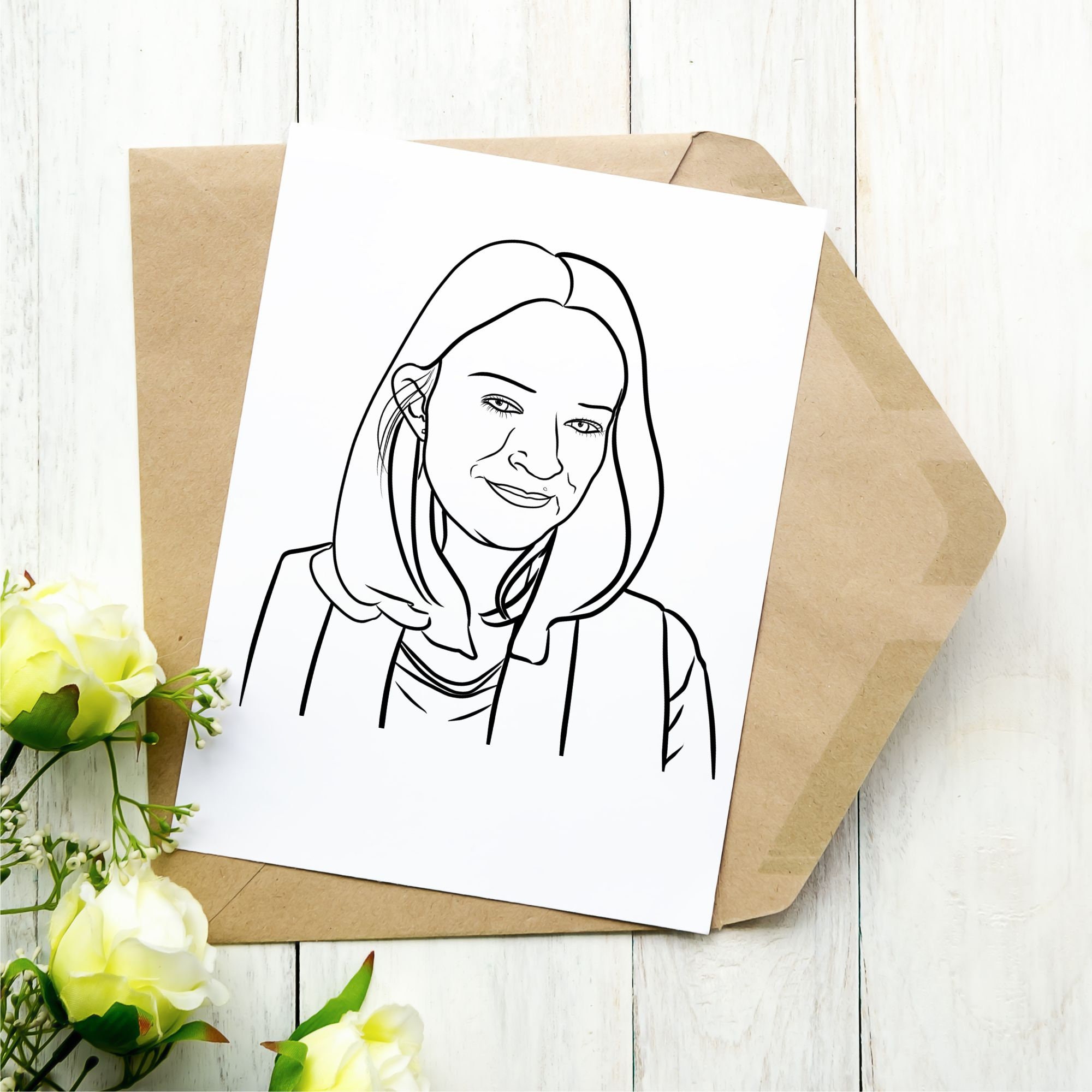 Personalized Coloring Page, Custom Coloring Page From Photo ...