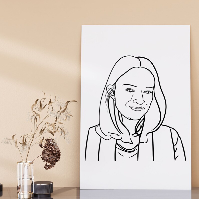 Personalized Coloring Page, Custom Coloring Page From Photo, Downloadable Coloring Sheet ...