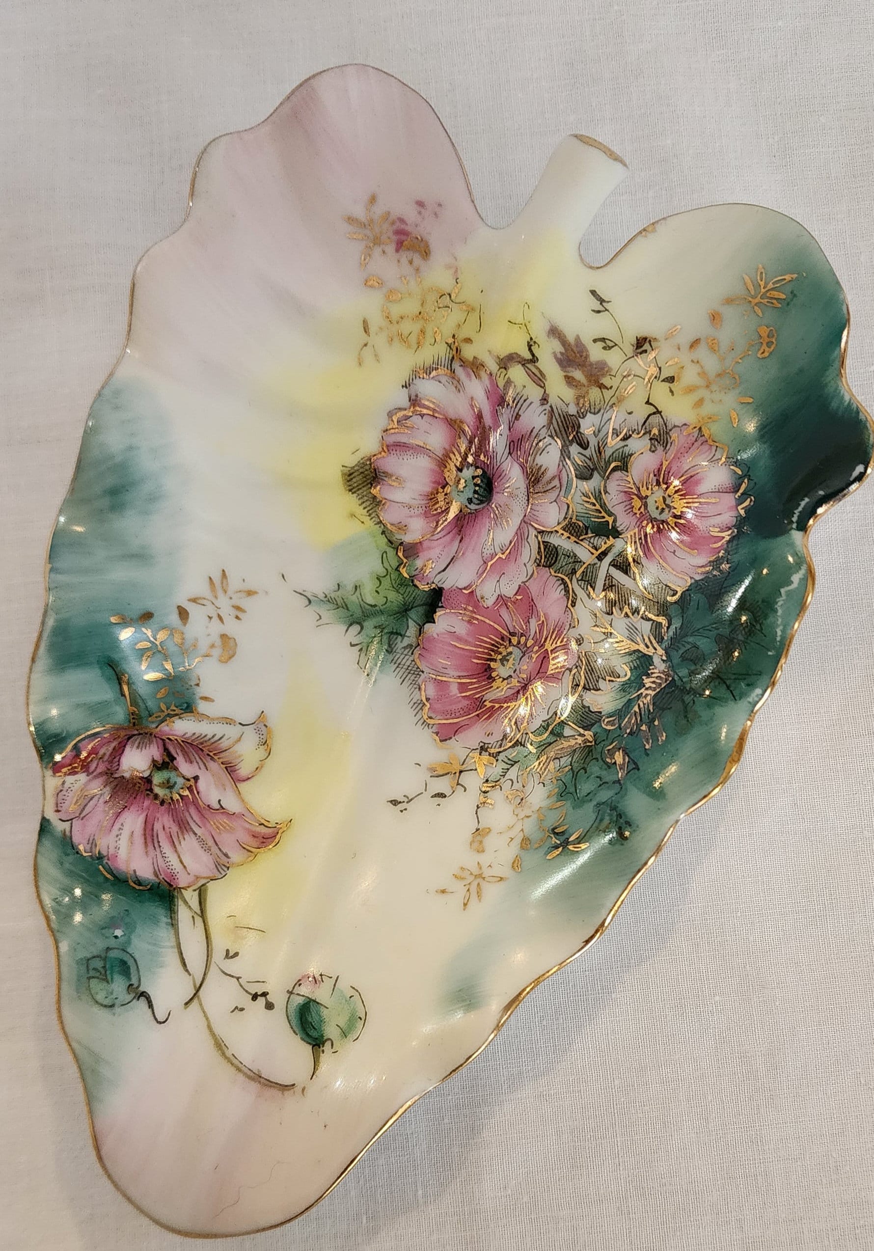 Vintage Lefton China Elegant Pattern Decorative Dish - Etsy