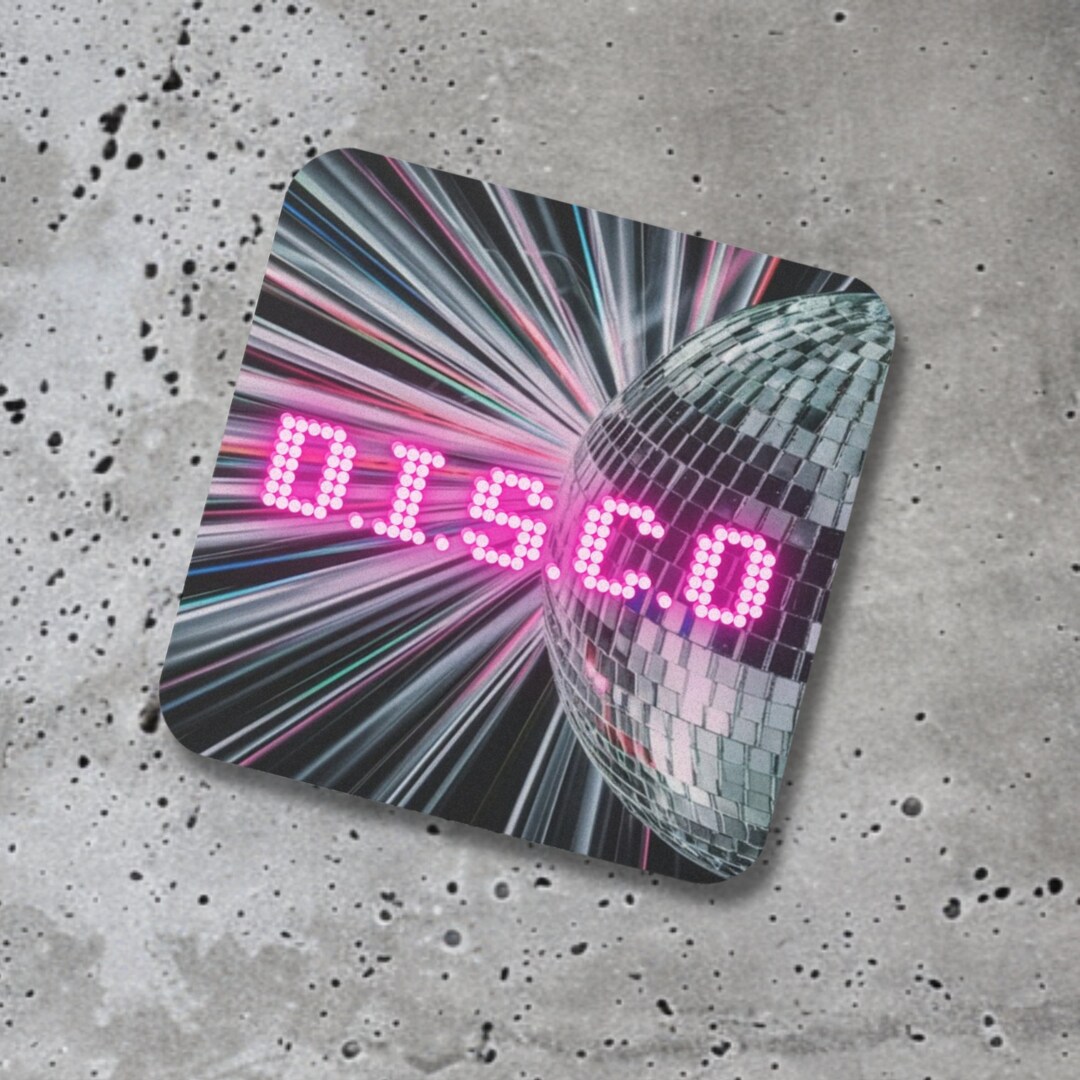 D.I.S.C.O Acronym Coaster Quirky Home Décor, Weird Housewarming Gift ...