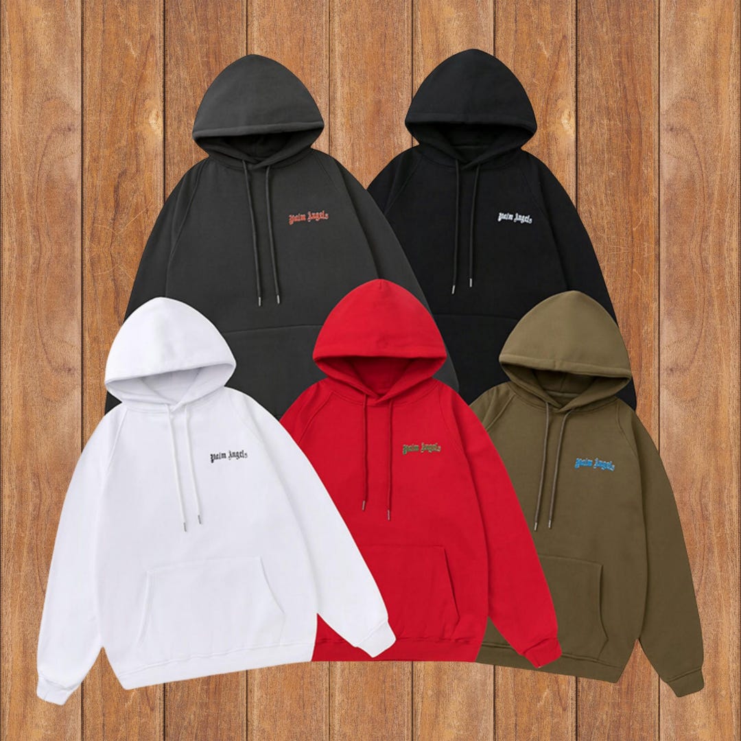 Palm Angels Hoodies, Gender Neutral Adult Hoodies,palm Angels Fashion ...
