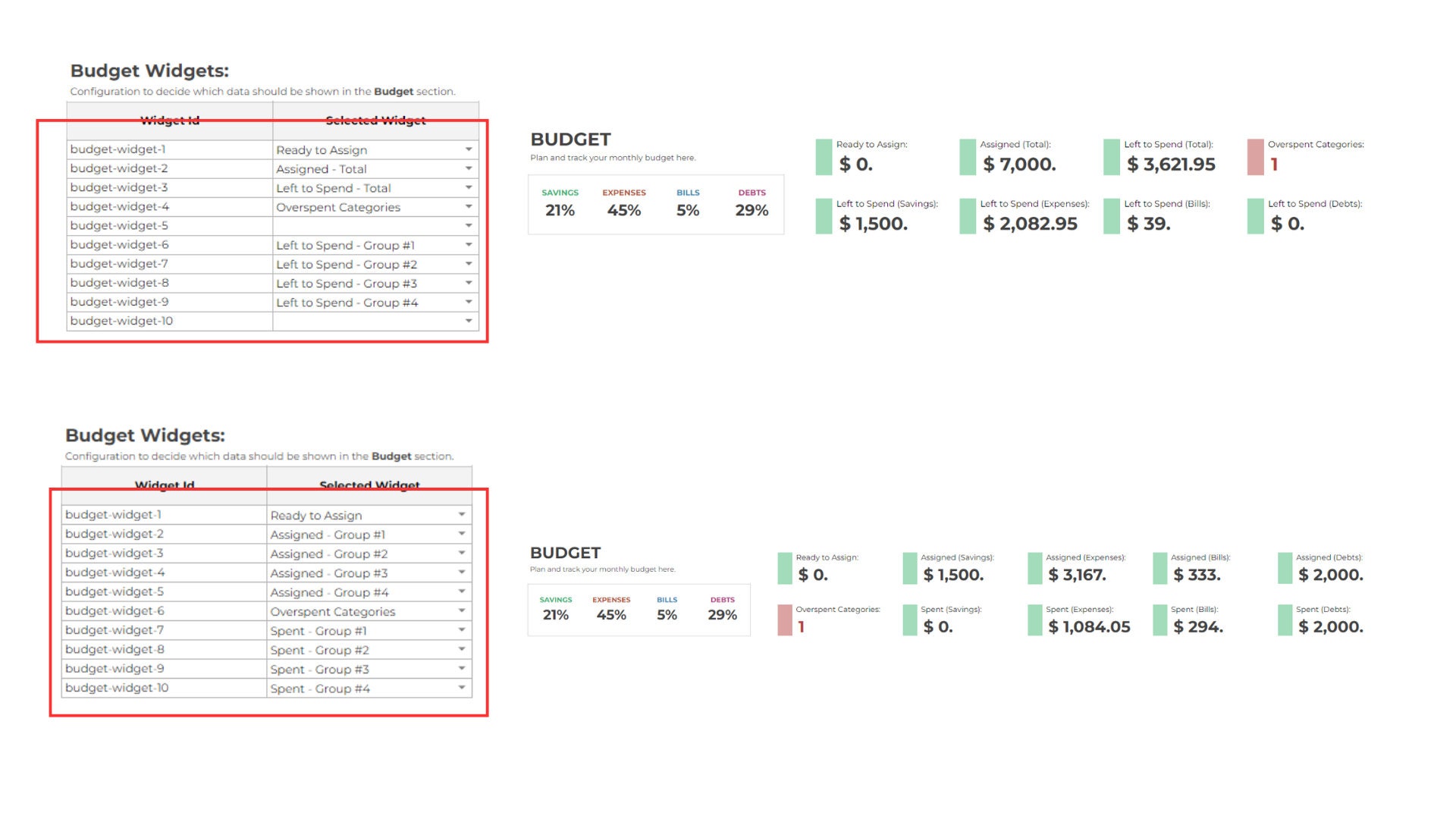 Customizable Monthly Budget Template, Simple Budget Planner, Google ...