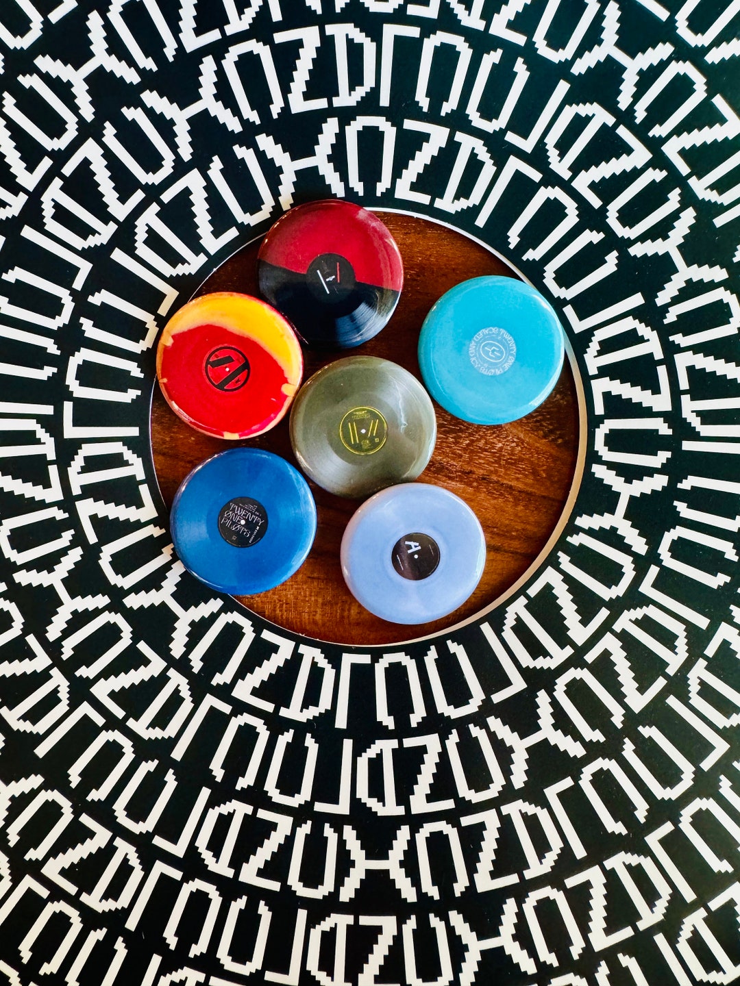 Twenty One Pilots | Mini Vinyl Variants | 1.25" Buttons | Pins or ...