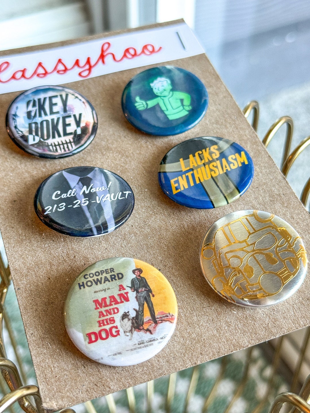 Fallout | TV Series | Video Game | 1.25" Buttons | Pins or Magnets ...