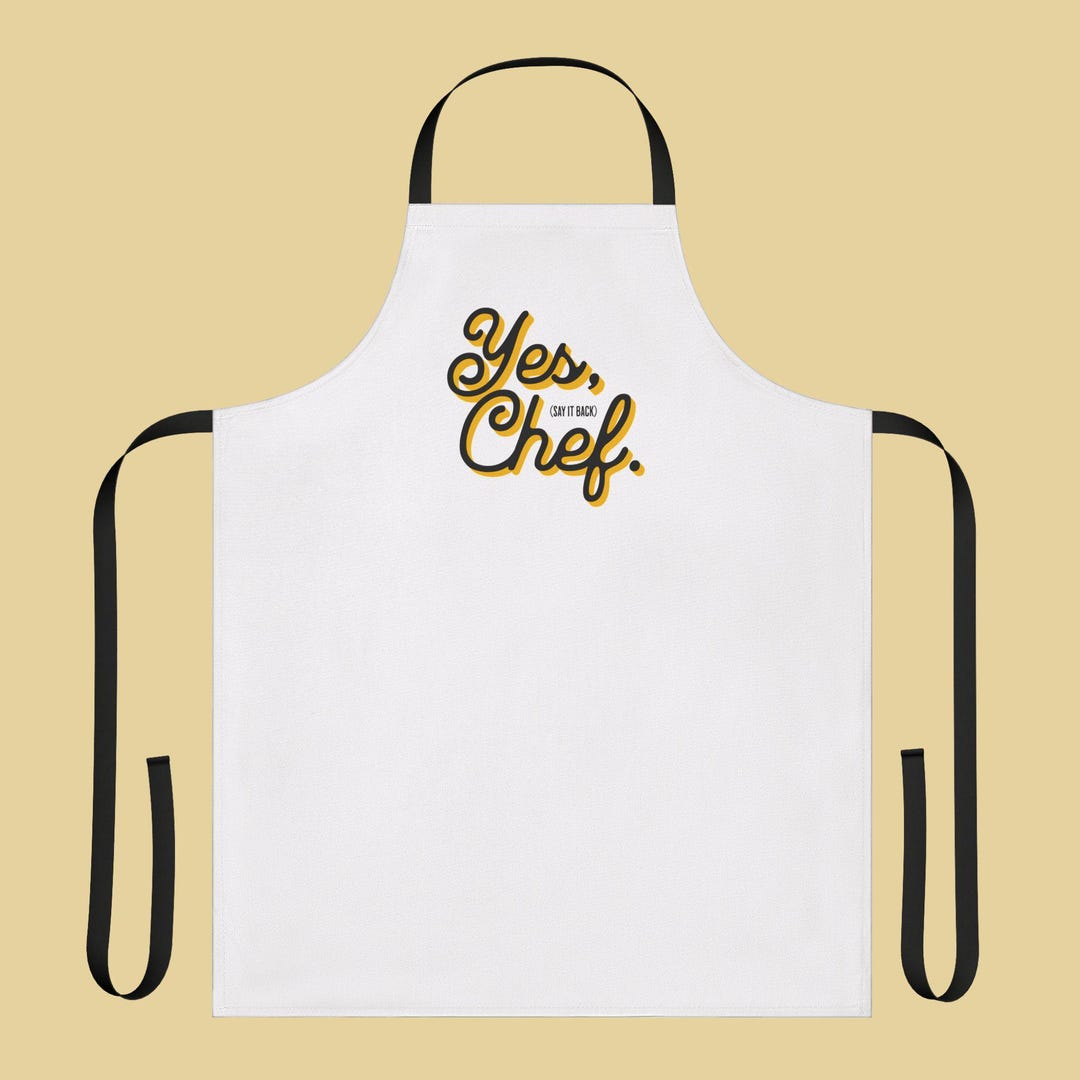 Yes Chef Apron, Funny Cooking Apron, Funny Chef Apron, Restaurant ...