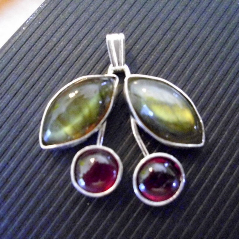 Cherry Tree Necklace - Etsy