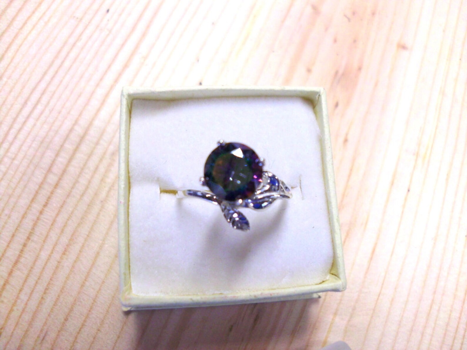 Ring Mystic Rainbow Topaz Purple Magic in Sterling Silver - Earth ...