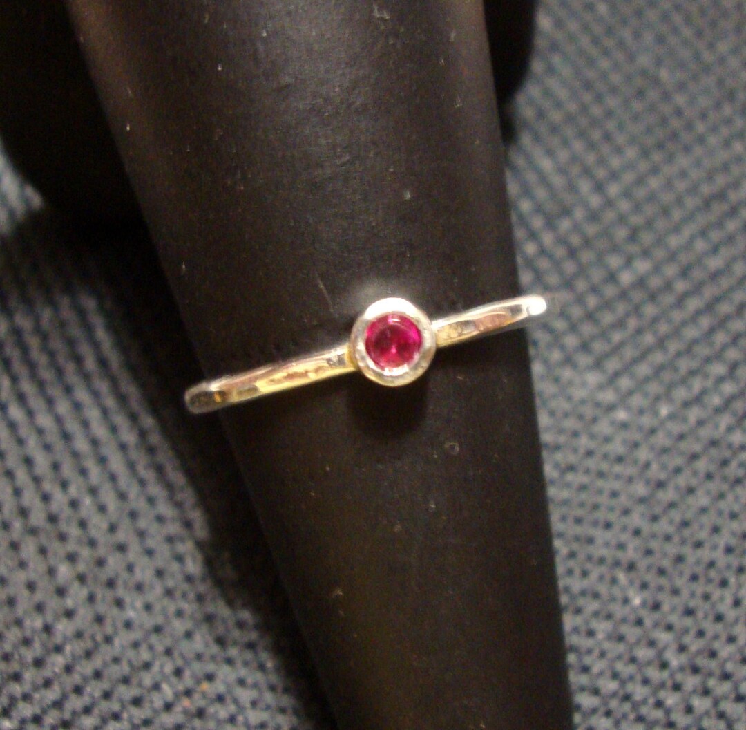 Ring Lab Ruby in Eco Friendly Recycled Sterling Silver - Custom Made in ...