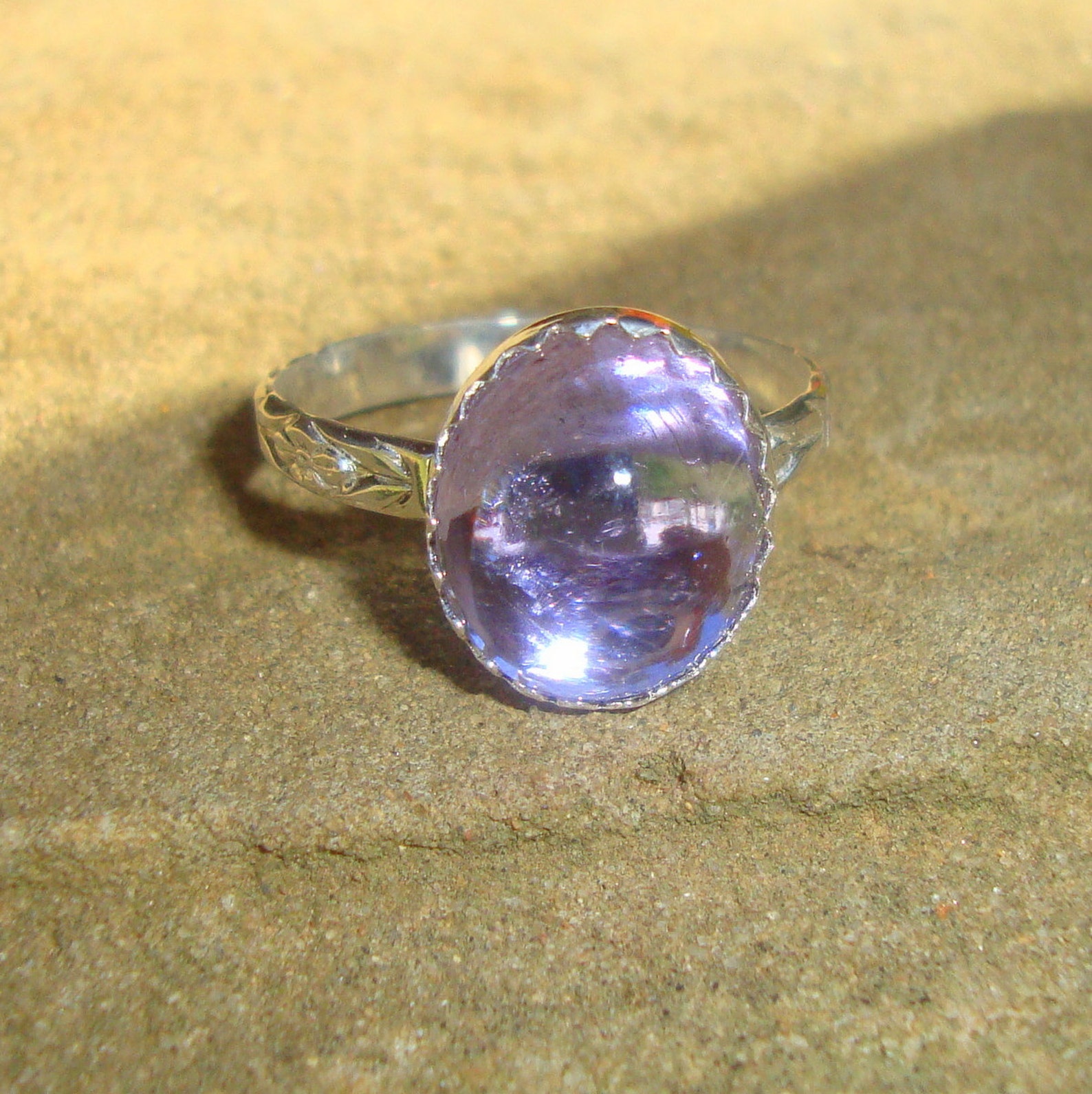 Alexandrite Ring color change blue to pink 12x10mm zandrite | Etsy