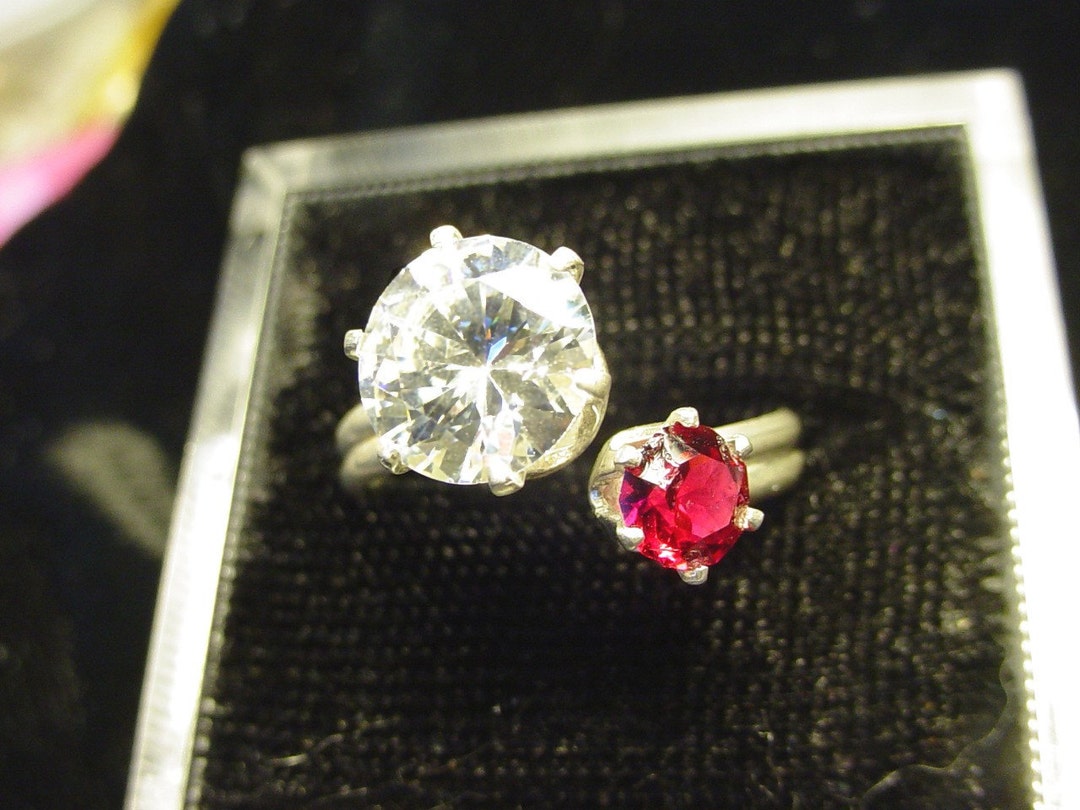 Bling - CZ Fake Diamond and Red Lab Ruby - Fair Trade Stones ...