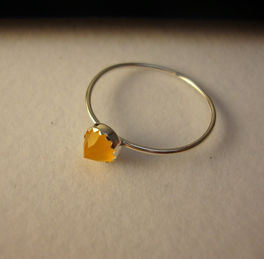 Sassy Spessartite Orange Garnet Sterling Silver Ring - Custom Size - I ...