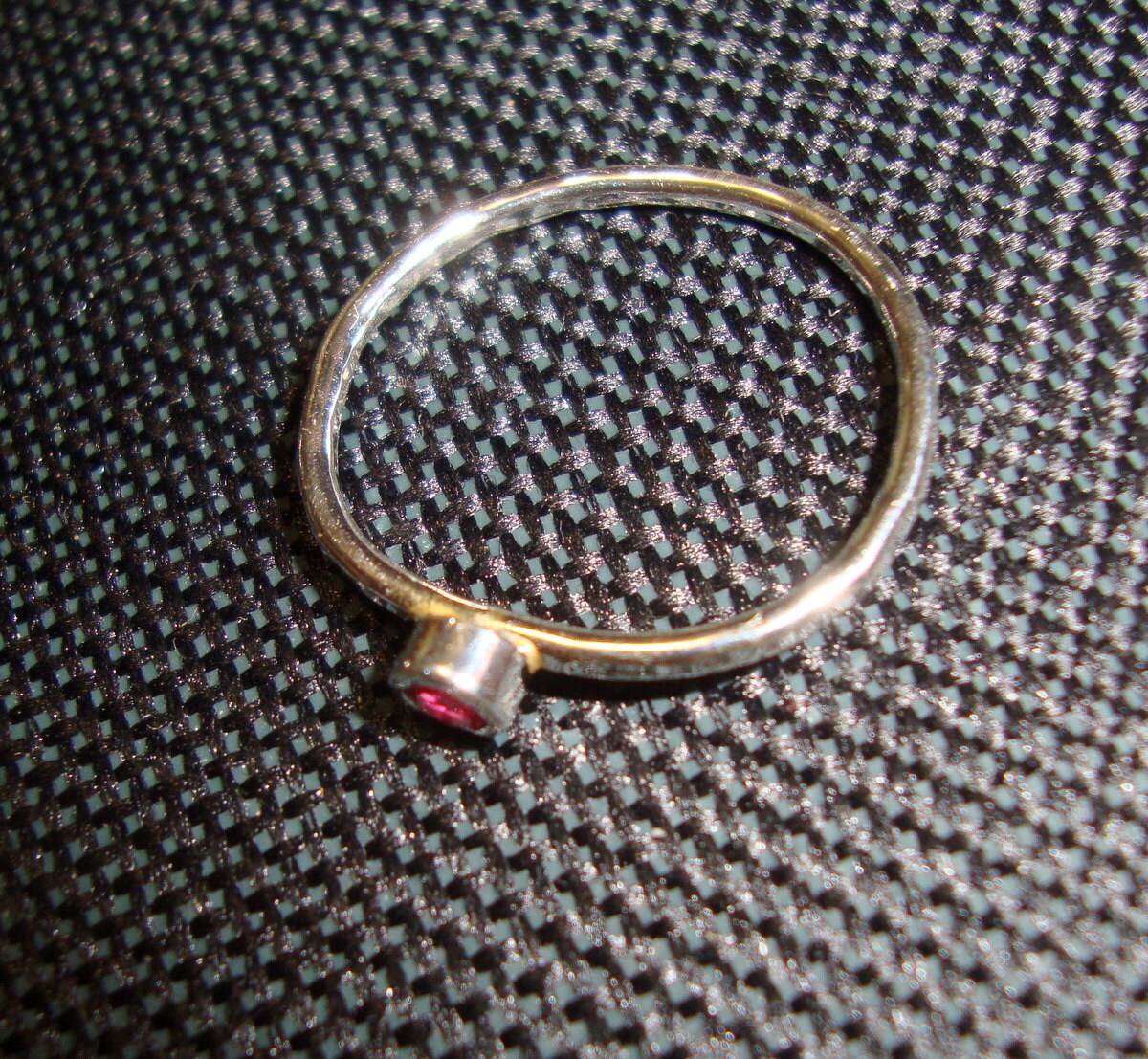 Ring lab Ruby in eco friendly recycled sterling silver | Etsy