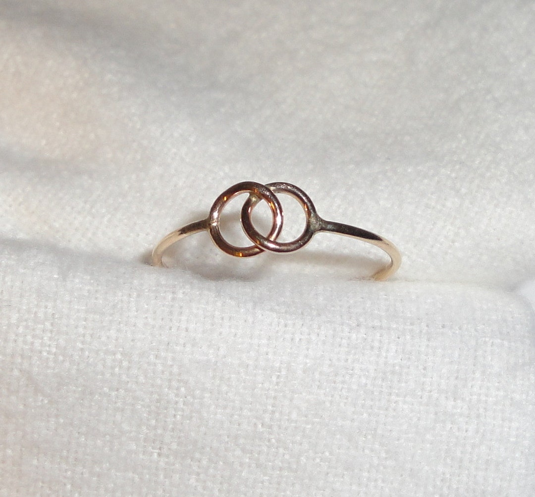 Interlocking Rings of Friendship Eternity Endless Love - Recycled 14k ...
