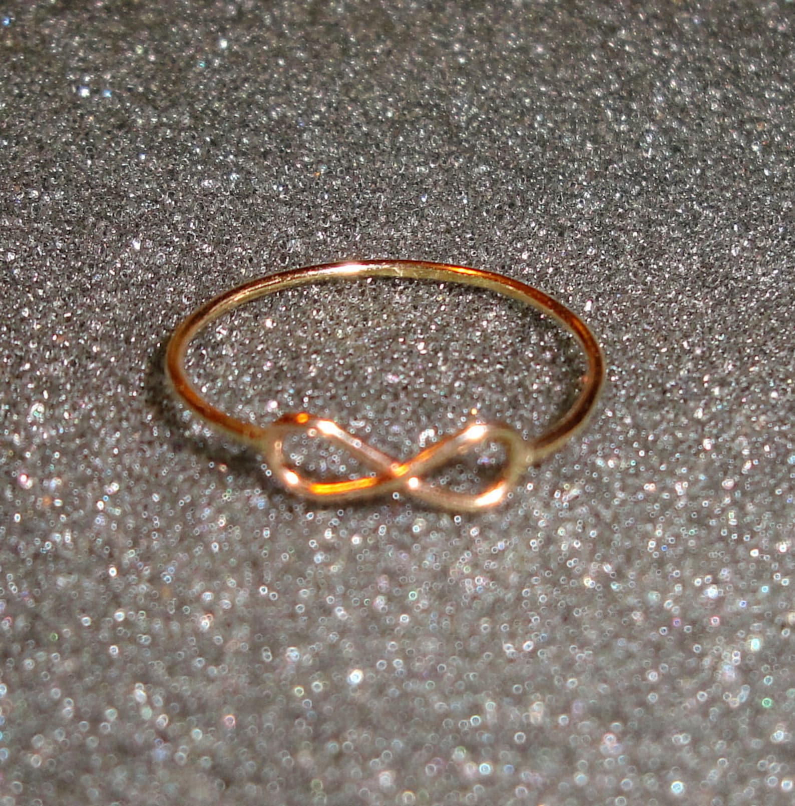 Infinity Ring 14k Gold Filled From Eco Friendly Source - Etsy