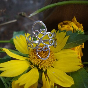 Celtic Ring Sterling Silver Eco Friendly Recycled- Custom Made in Your ...