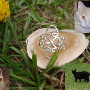 Celtic Ring Sterling Silver Eco Friendly Recycled- Custom Made in Your ...