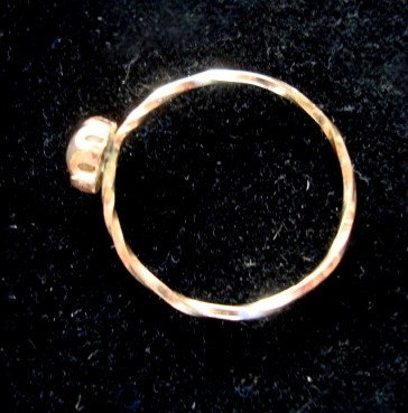Ring -yellow Gold Filled 6mm Labradorite/spectrolite Ring -custom Size ...