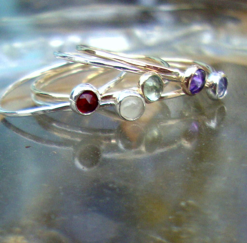 Ring Delicate Build-your-own Stack W Your Chosen | Etsy