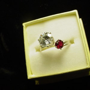 Bling - CZ Fake Diamond and Red Lab Ruby - Fair Trade Stones ...