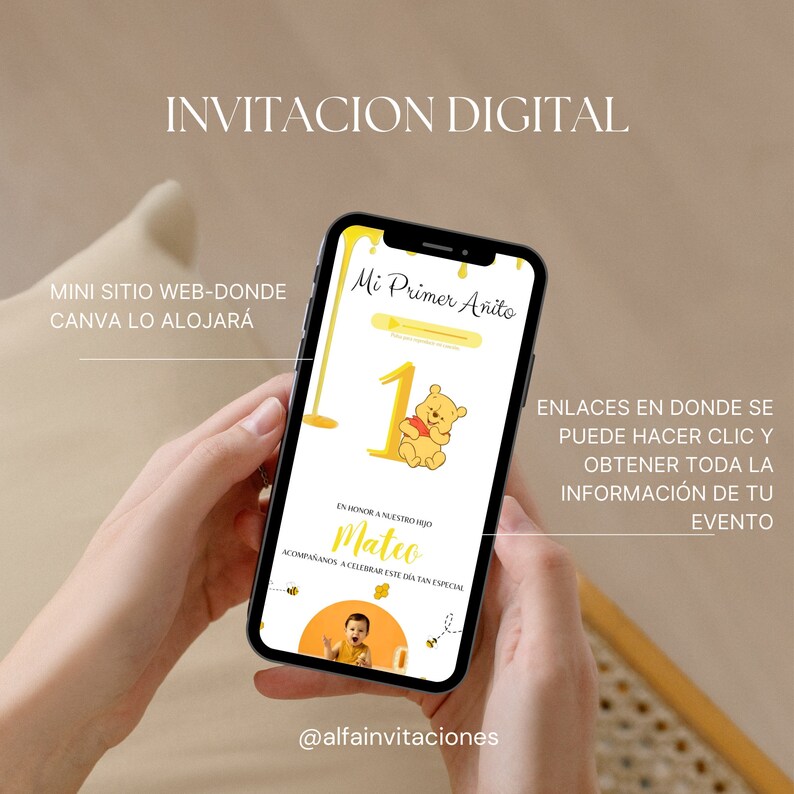 Digital Birthday Invitation, Interactive Invitation, Mini Website ...