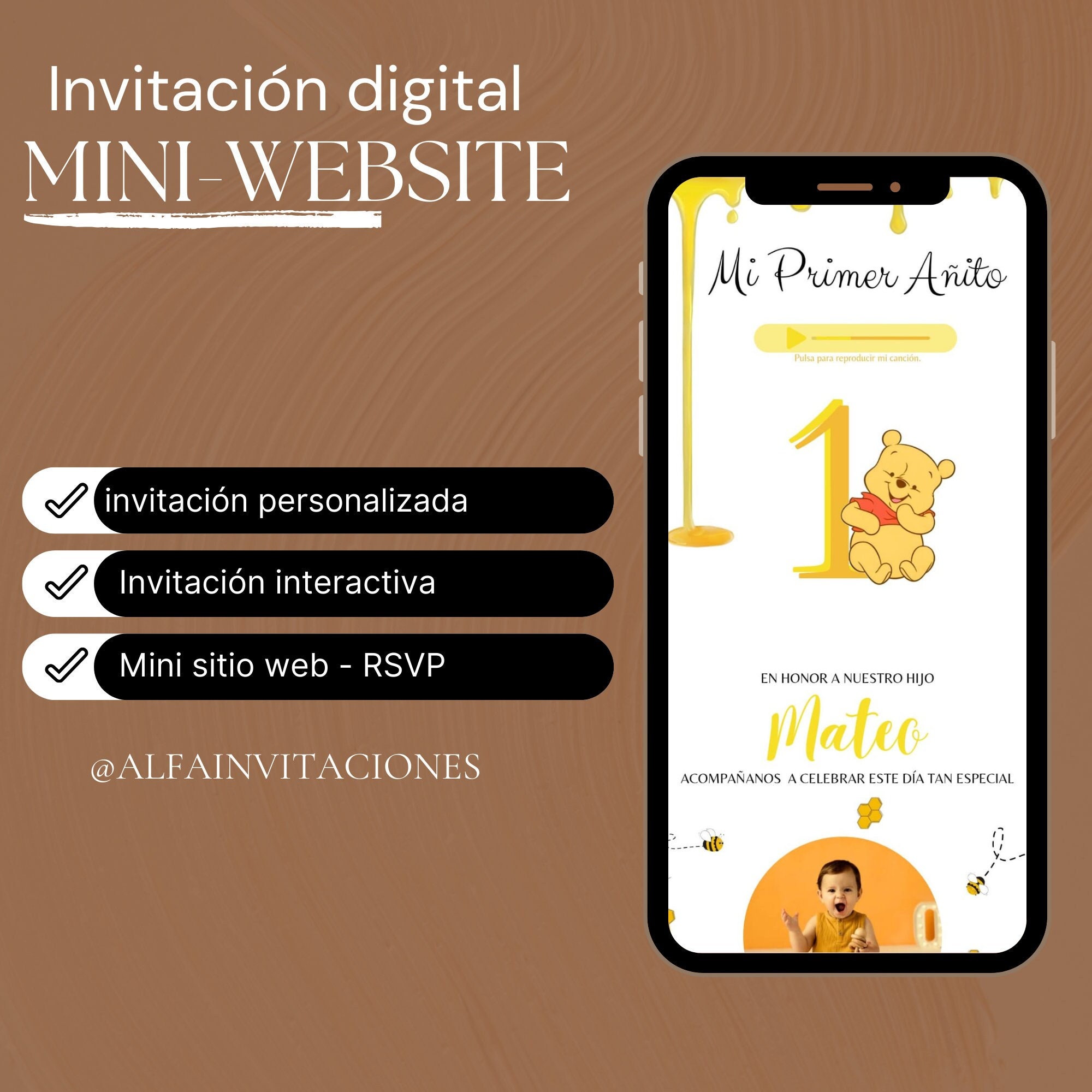 Digital Birthday Invitation, Interactive Invitation, Mini Website ...