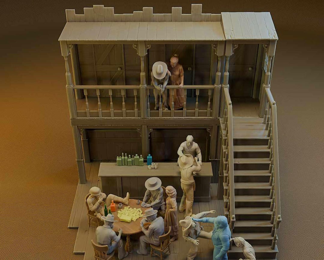 Wild West Spaghetti Western Miniature Set - Etsy