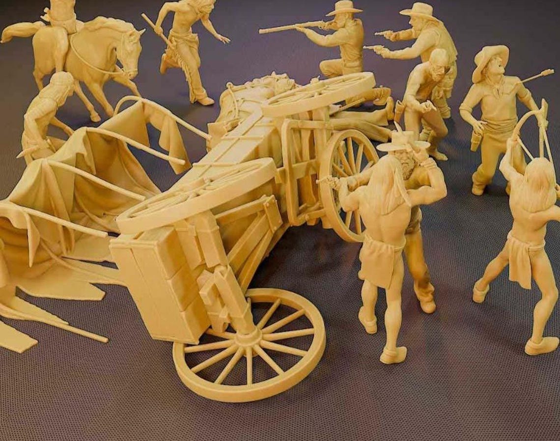 Wild West Miniature Set - Etsy