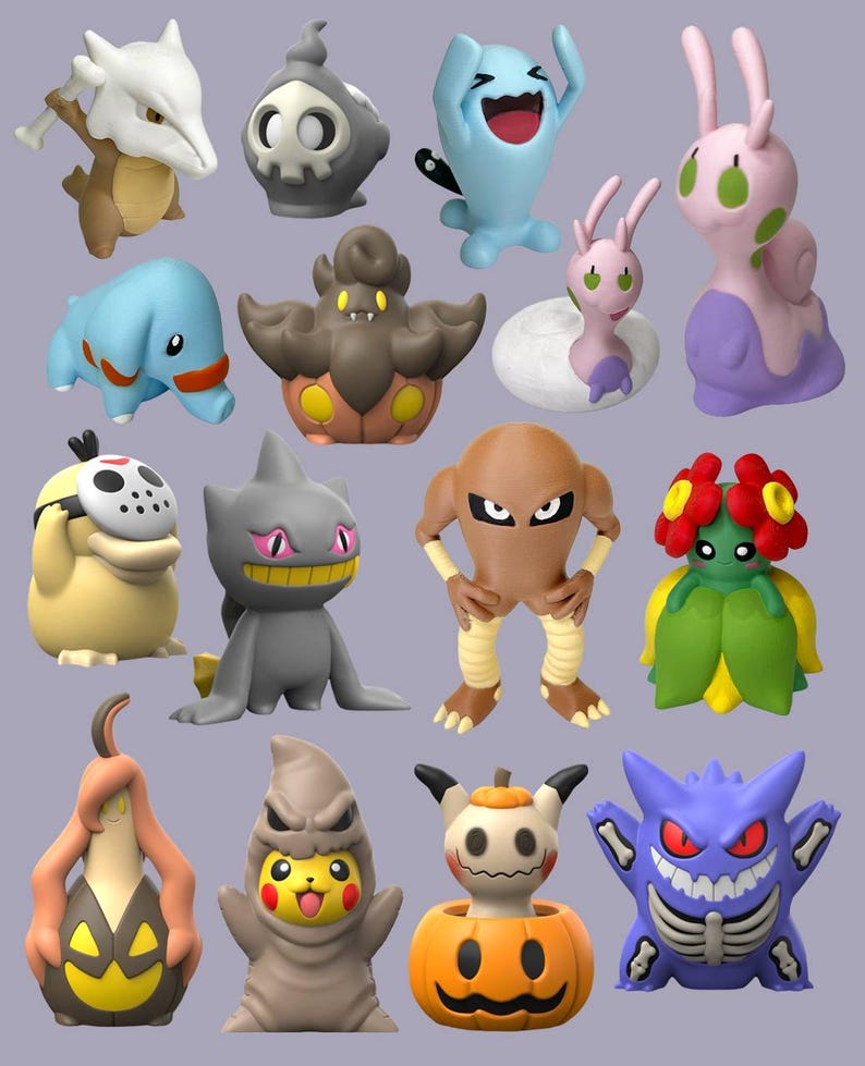 720+ Pokemon STL Bundle | 3D Print Files | Chibi Figures | Cute Kawaii ...