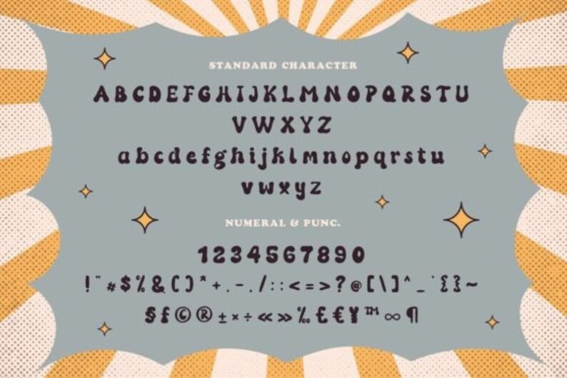Fatbun Groovy Font, Retro Font, Script Font, Chunky Font, Modern ...