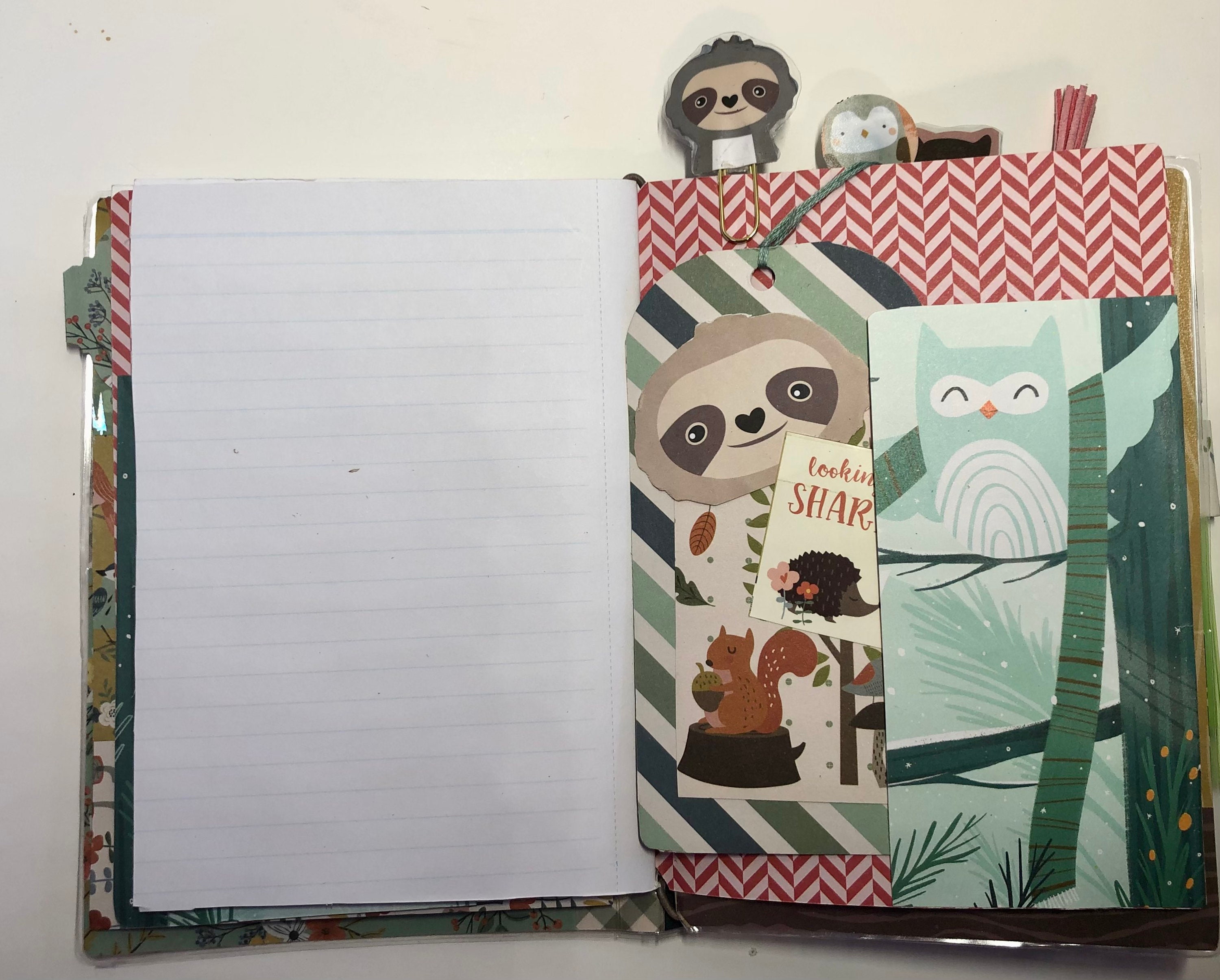 Woodland Forest Travelers Notebook Handmade Laminated Inserts With ...