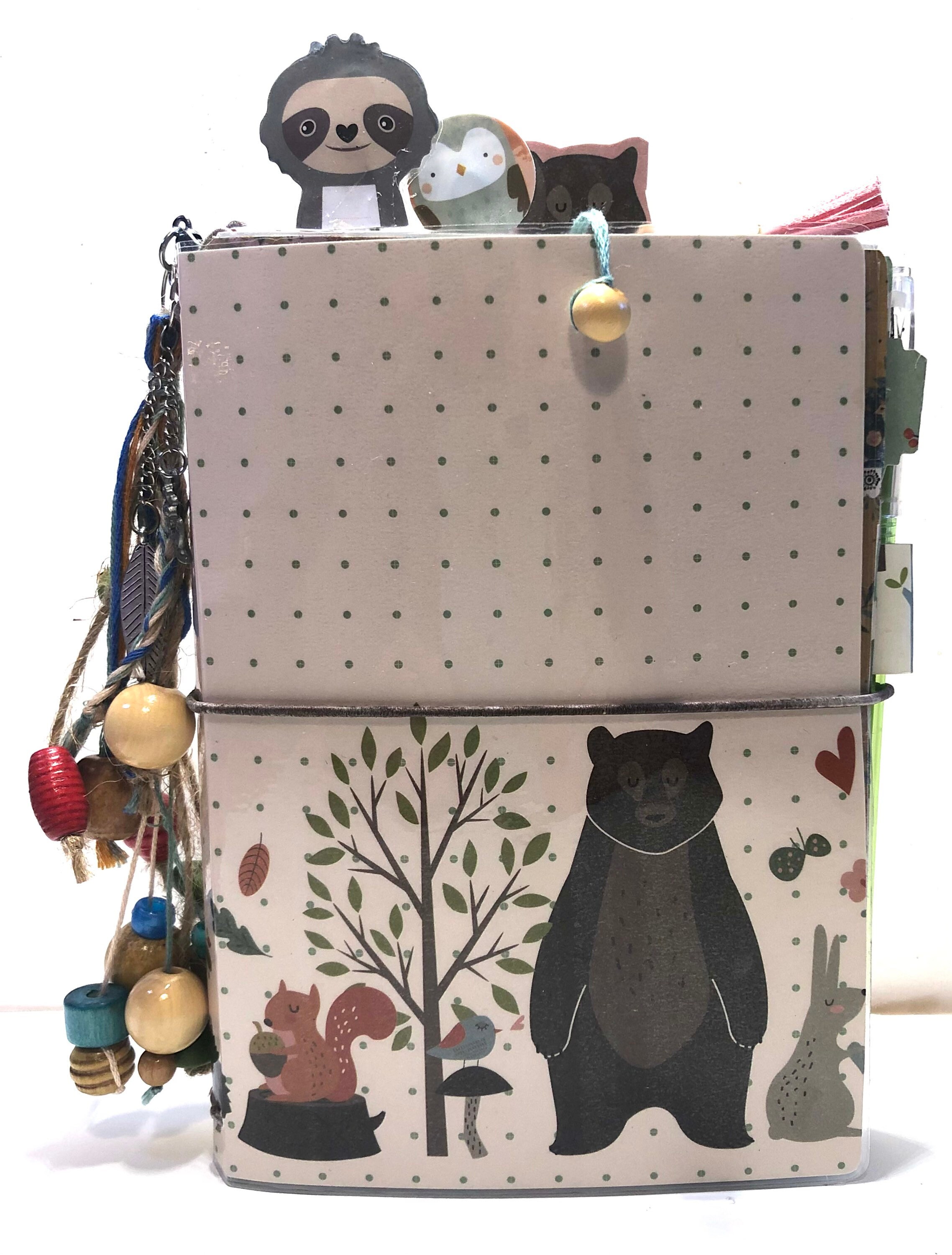 Woodland Forest Travelers Notebook Handmade Laminated Inserts With ...