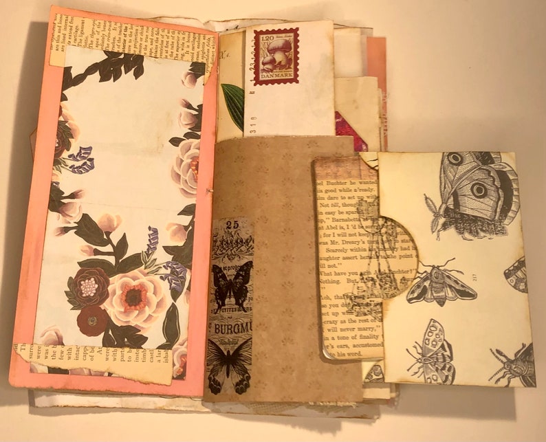 Handmade Slim Junk Journal Notebook Vintage Skinny - Etsy Canada